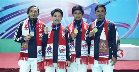 Sanjeep Lama On Linkedin Nationalathelete Fencing Goldandsilver