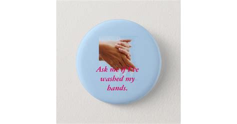 Hand Hygiene 6 Cm Round Badge Zazzle