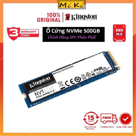C Ng Ssd Kingston Nv Nvme Pcie M T C Mb S Shopee Vi T Nam
