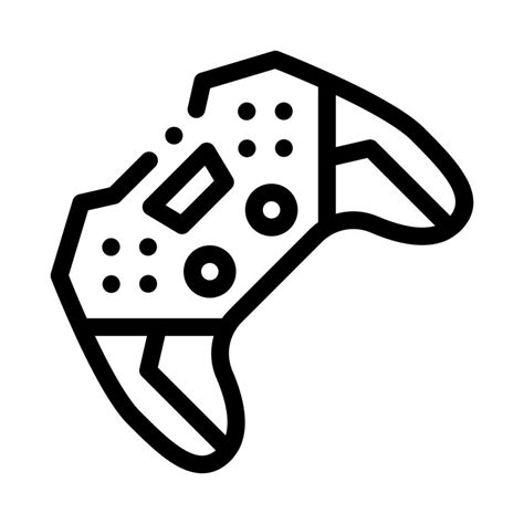 Game Joystick Icon Vector Outline Illustration 17561930 Vector Art At Vecteezy