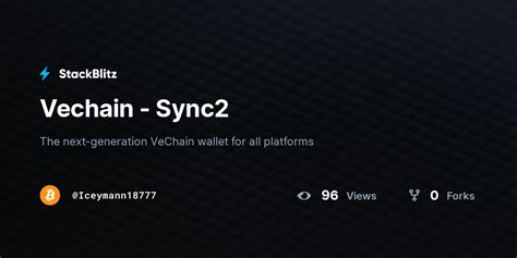 Vechain Sync Stackblitz