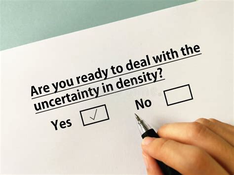 Questionnaire About Uncertainties Stock Image Image Of Readiness Business