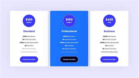 PricingXtra Bootstrap 5 Pricing Table Section Template By Themes Studio
