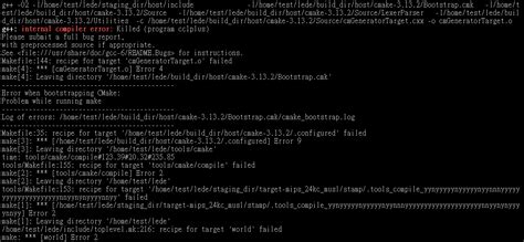 Recipe For Target World Failed Issue Coolsnowwolf Lede GitHub