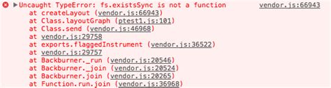 Node Js Ember Electron Use Fs In Third Party Npm Module Stack Overflow