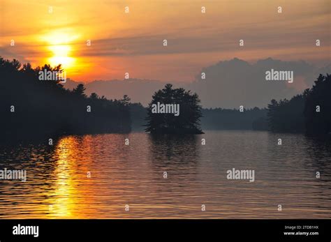 Another Beautiful Sunset In Muskoka Ontario A Luxury Summer Vacation