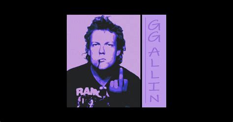 Gg Allin Art Gg Allin Sticker Teepublic