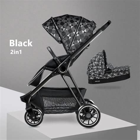 Роскошная 3 в 1 детская коляска с высоким пейзажем переносная детская коляска