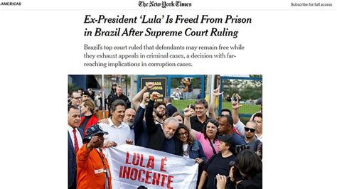 Futebol Globo Cbn Imprensa Internacional Repercute Saída De Lula Após