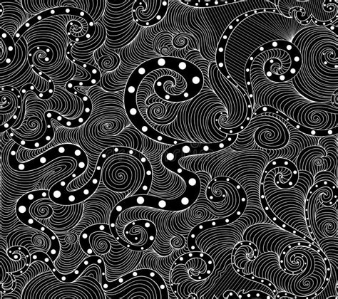Abstract Vector Seamless Pattern With Figured Lines Stock Vector