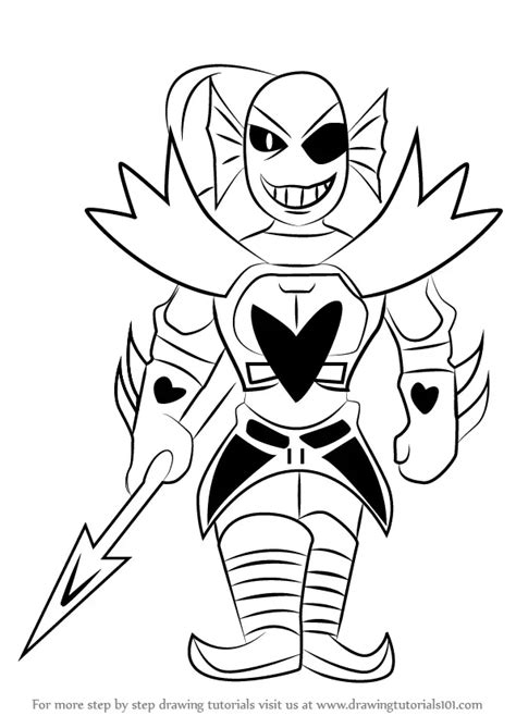 Desenhos De Undertale Undyne Para Colorir E Imprimir Colorironlinecom