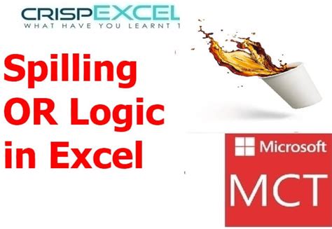 Or Logic In Excel Formula Crispexcel Training Consulting