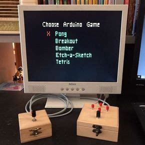 Arduino VGA Console With Five Games