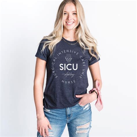 Custom Sicu Nurse Shirt Surgical Intensive Care Unit Nurse Tshirt