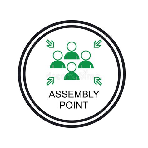 Assembly Point Stock Vector Illustration Of Escape 175122186