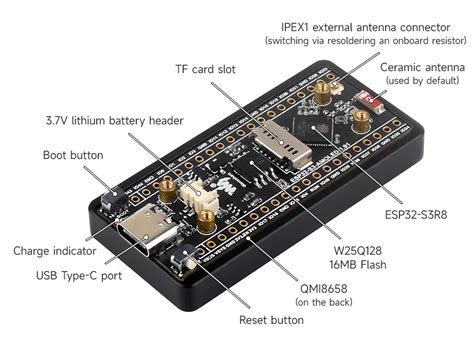 Waveshare Esp32 S3 Amoled 191 M Is An Esp32 S3 Based Dev Board With 1