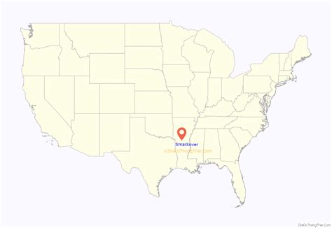 Map Of Smackover City Thong Thai Real