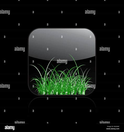 Vector Illustration Of Single Grass Icon Stock Vector Image And Art Alamy