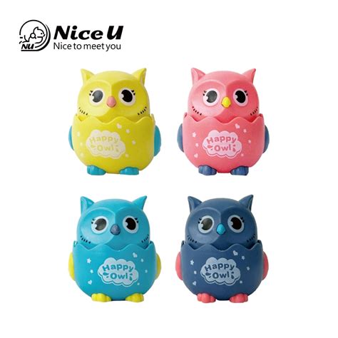 【niceu毛樂趣】貓頭鷹玩具四色可選 蝦皮購物