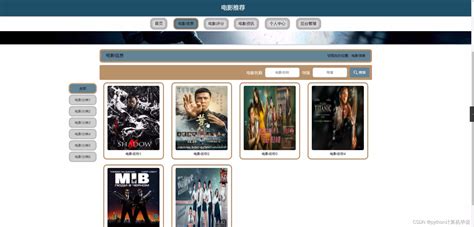 springboot java php node python电影推荐【计算机毕设】 csdn博客