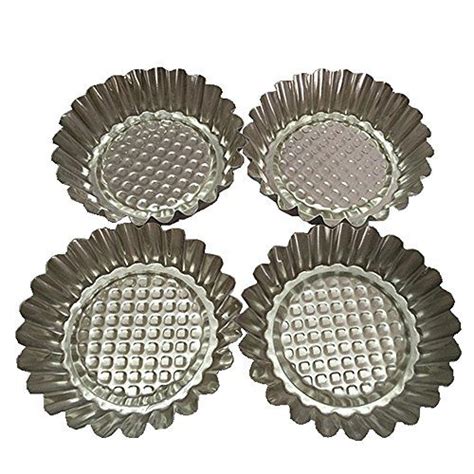 Set Of 20 Mystar 3 34 Fluted Design Round Shape Non Stick Aluminum