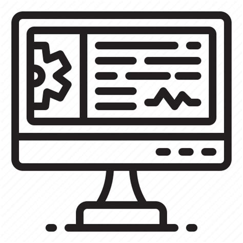 system computer gears settings device web icon download on