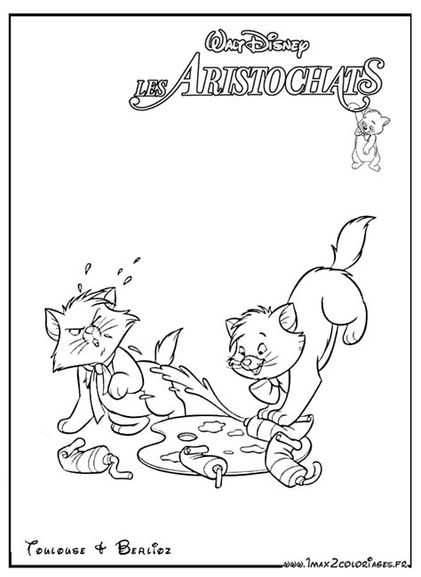 Coloriages Les Aristochats Coloring Page The Aristocats Toulouse Et