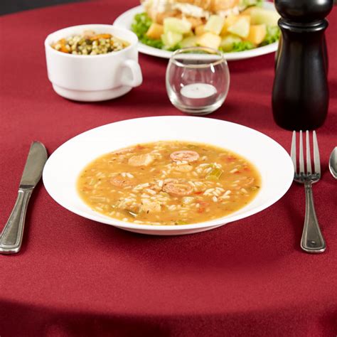 Arcoroc 22514 Opal Restaurant White 23 Oz Rim Soup Bowl By Arc