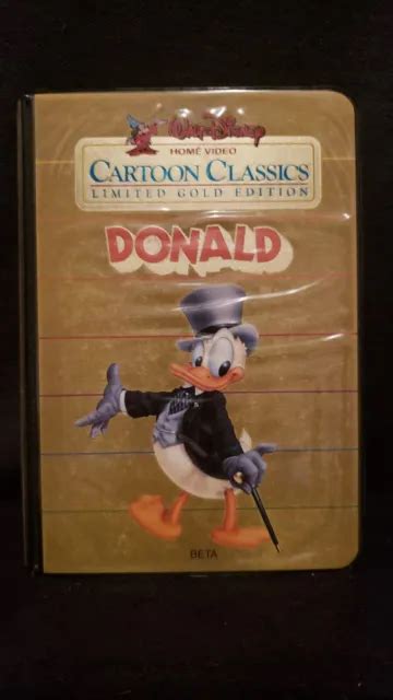 Walt Disney Donald Cartoon Classics Limited Gold Edition 1984 Vintage