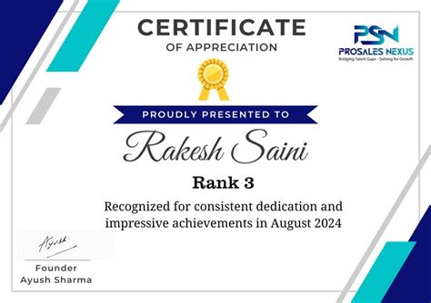 Rakesh Saini On Linkedin I Am Incredibly Honored To Share That I Have