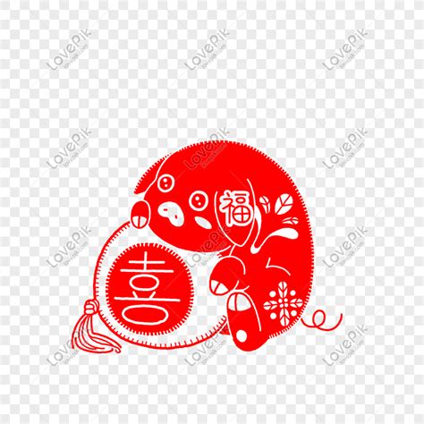 손으로 그려진 된 조디악 돼지 종이 그림을 잘라 Png 일러스트 무료 다운로드 Lovepik