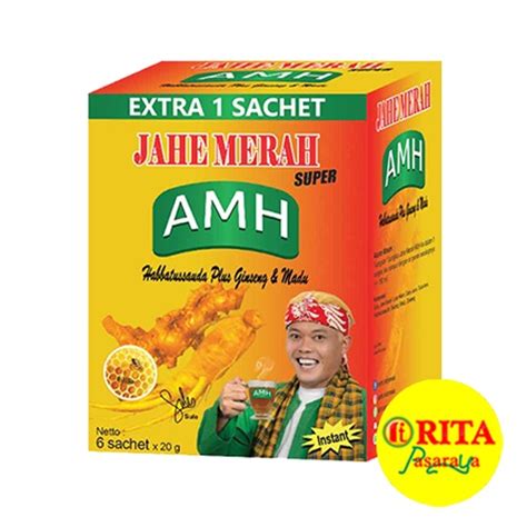 Jual Amh Jahe Merah Minuman Jahe 20 Gr Shopee Indonesia