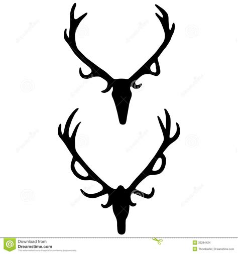 Deer Skull Silhouette At Getdrawings Free Download