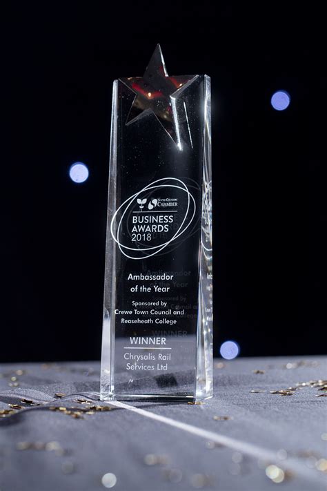 Chrysalis Rail Wins Business Award Ambassador Of The Year South