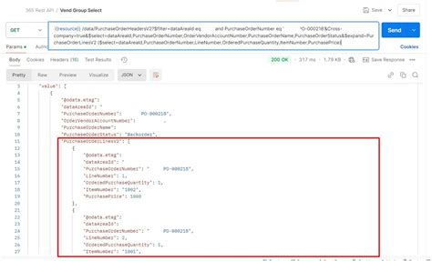 Dynamics World How To Fetch Header And Line Information In A Single D365 Odata Get Url