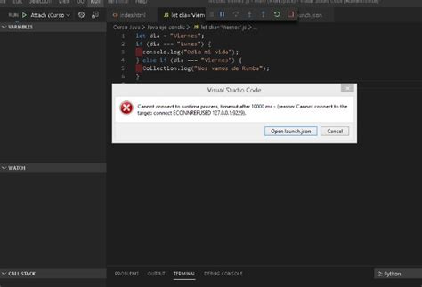 Error Cannont Connect To Run Time Process EDteam