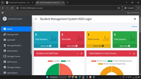 Student Attendance Management System Using Python Django