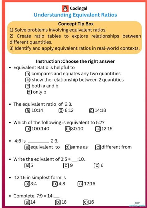 M G06m06l24 Wc02 Understanding Unit Rates Interactive Worksheet Topworksheets