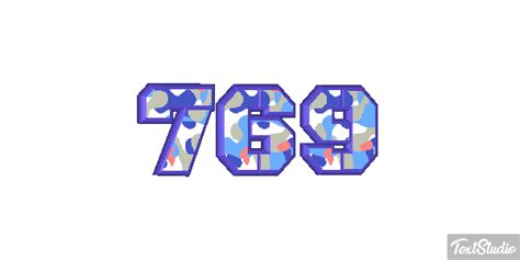 769 Number Animated  Logo Designs
