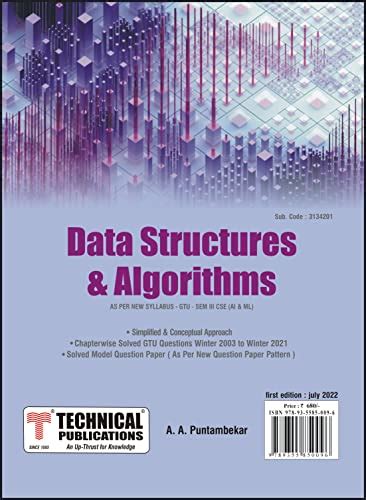 Data Structures And Algorithms For GTU 20 Course III CSE Artificial