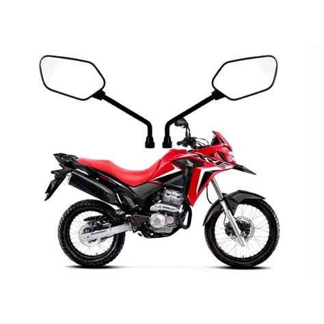 Par Retrovisor Espelho Honda Xre 300 No Shoptime