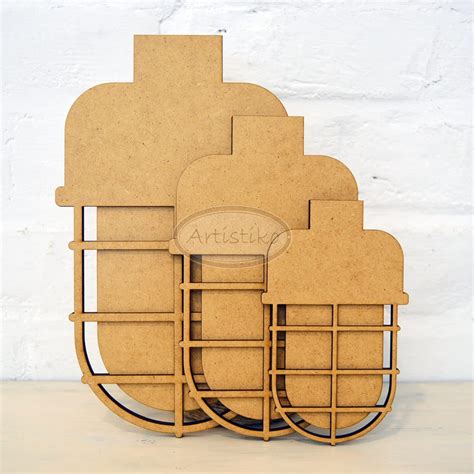 Support Lampe Hdf Aml Ib Déco