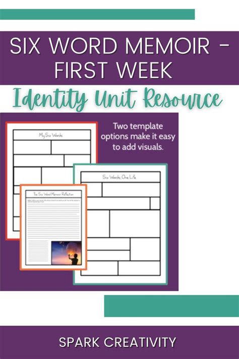 Six Word Memoir Memoir Creative Writing Activities Memoir Writing