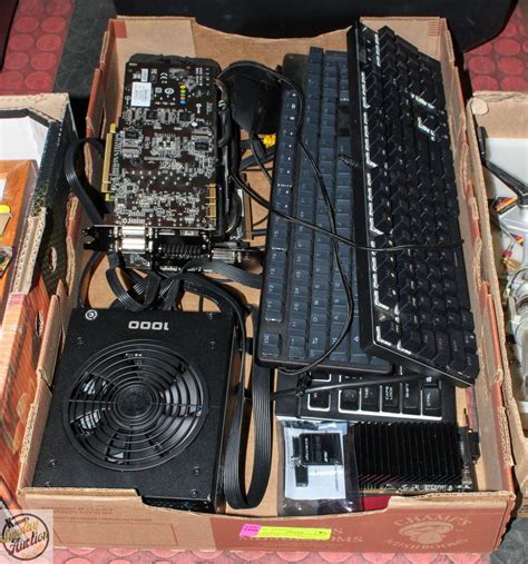 Large Lot Of Computer Parts Ddr4 Gpu Psu Etc