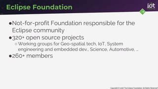 Eclipse IoT Overview PDF Computing Technology Computing