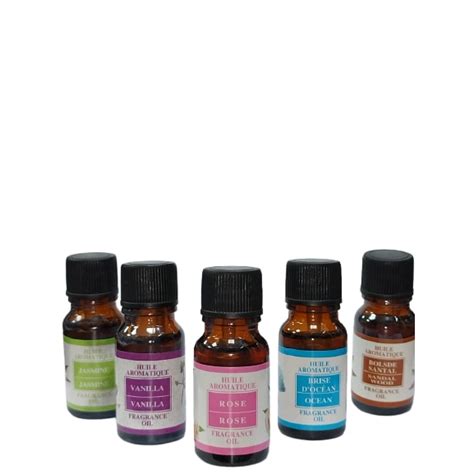 Комплект от 5 етерични масла 15 Ml X 5 жасмин океан роза ванилия