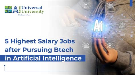 5 Highest Salary Jobs After Pursuing Btech In Artificial Intelligence