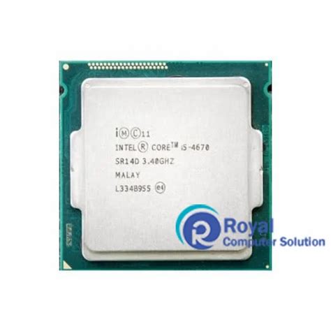 Intel Core I5 4670 Processor 4th Generation 3 4 Ghz Upto 3 8 Ghz Lga 1150 Socket At Best Price