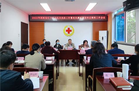 湖南省红十字会召开2022年度党的工作暨党风廉政建设和反腐败工作会议新闻速递湖南省红十字会