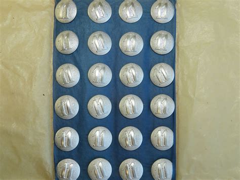 11th Company Wehrmacht Shoulder Strap Buttons